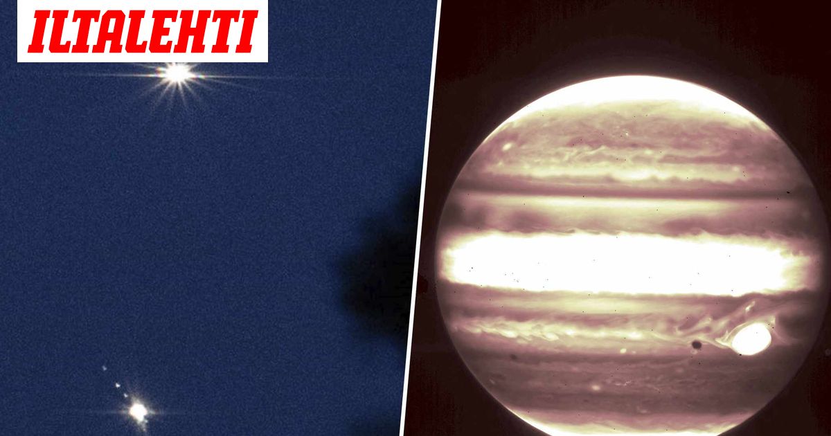 Jupiterin kuut tallentuivat kuvaan