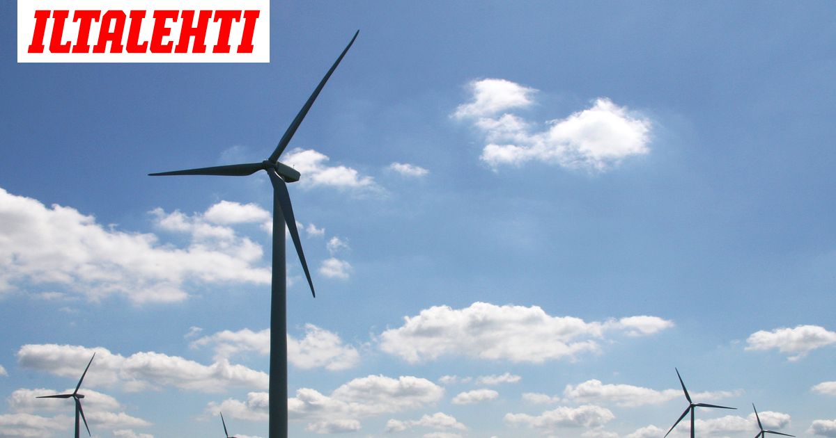 Tuulivoiman tuotanto putoaa joka aamu, koska tuuli tyyntyy