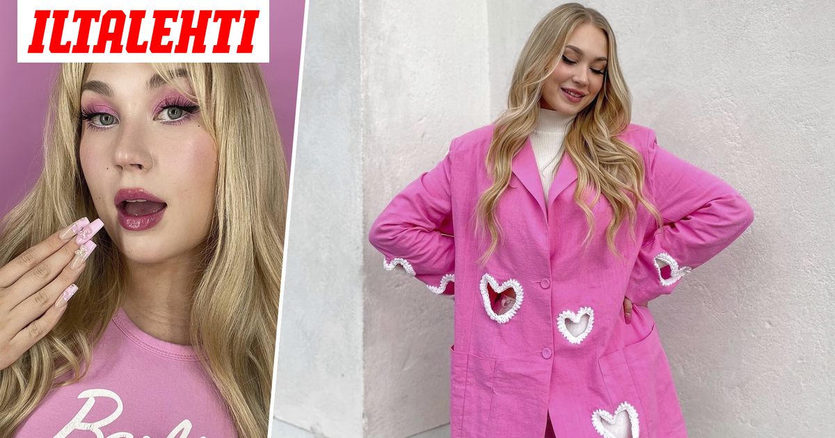 Pinkkiin pukeutunut Pinja, 27, on kuin Barbie – Jopa hänen tatuointinsa ...