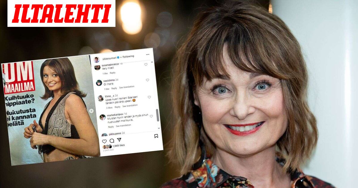 Tiesitkö? Sikke Sumari oli nuorempana myös malli – Julkaisi nostalgisen ...