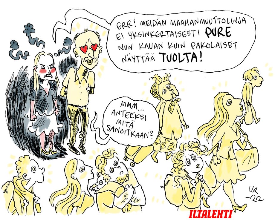 Ville Ranta pilapiirros 23.8.2022