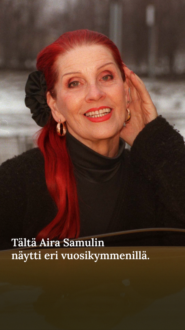 Tältä Aira Samulin näytti eri vuosikymmenillä | Iltalehti
