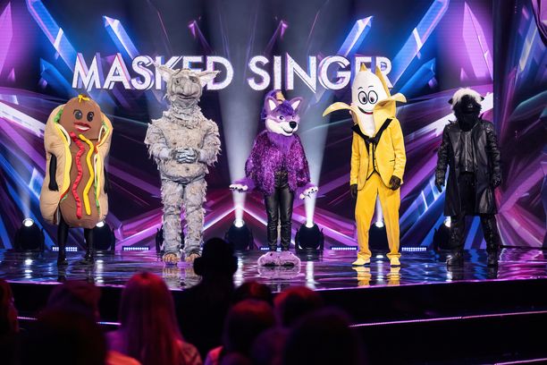 Party Animal paljastettiin Masked singer suomi -ohjelmassa