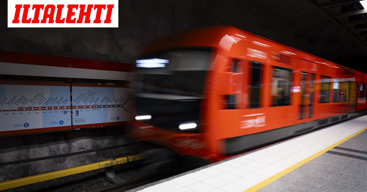 Helsingin metroliikenne on poikki