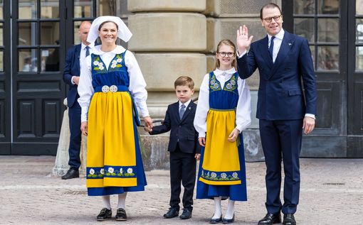 Näin Ruotsin kuninkaalliset viettivät kansallispäivää