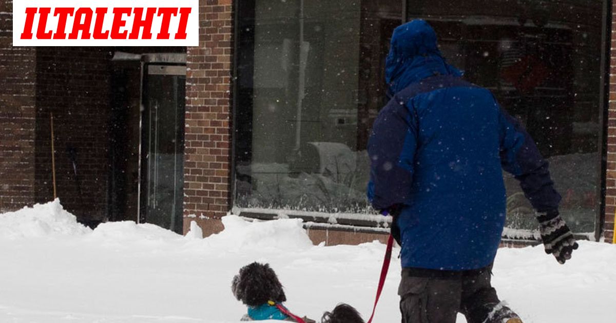 Talvimyrsky Nemosta laajoja ongelmia - lyhyessä ajassa jopa metri lunta ...