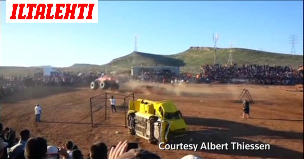 Amatöörikuvaaja tallensi hirviöauton syöksyn katsomoon - kahdeksan ...