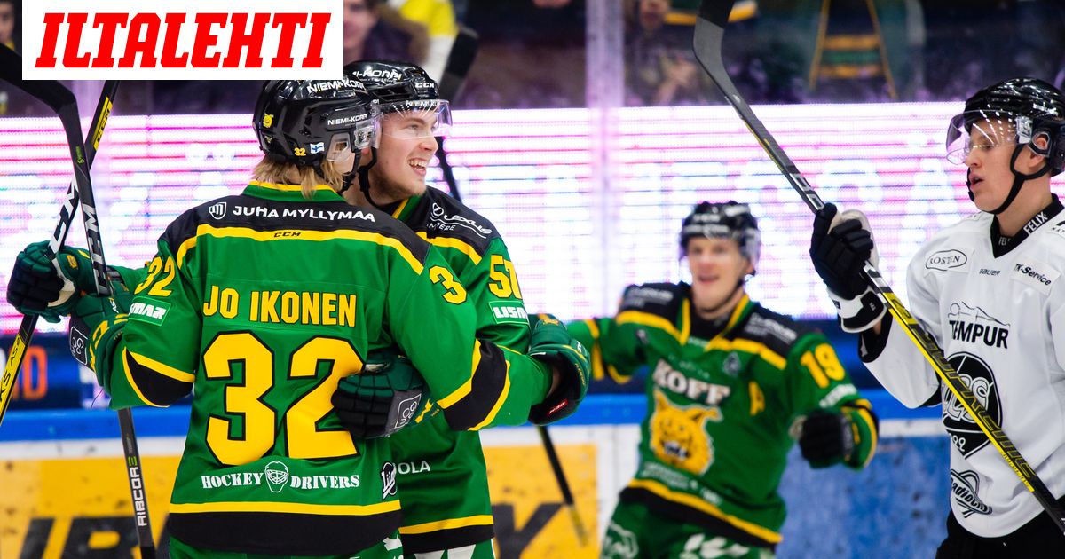 Joona Ikonen iski hattutempun TPS:ää vastaan