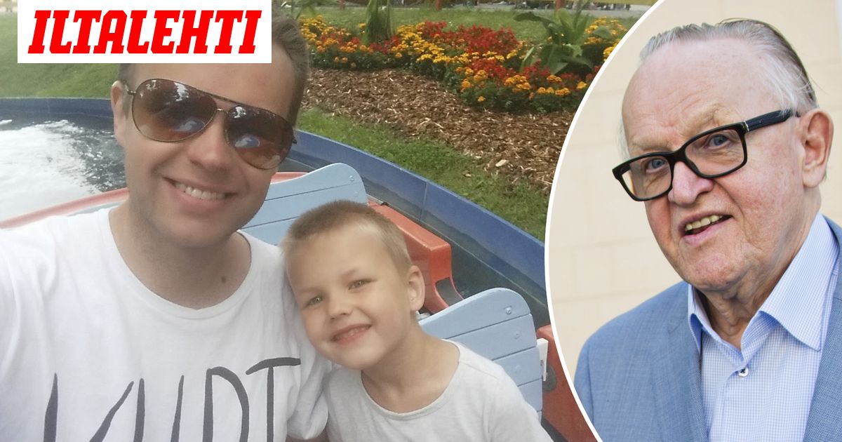 Pieni Amos-poika kolaroi Martti Ahtisaareen lähikaupassa ja sitten ...
