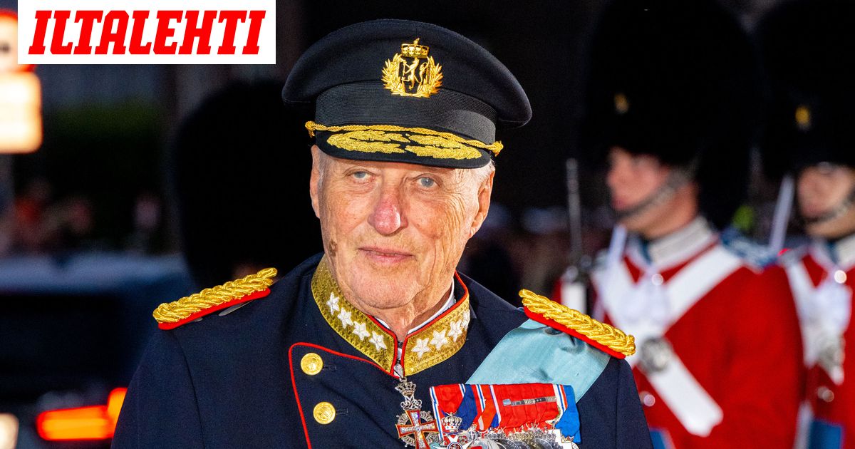 Norjan kuningas Harald joutui sairaalaan