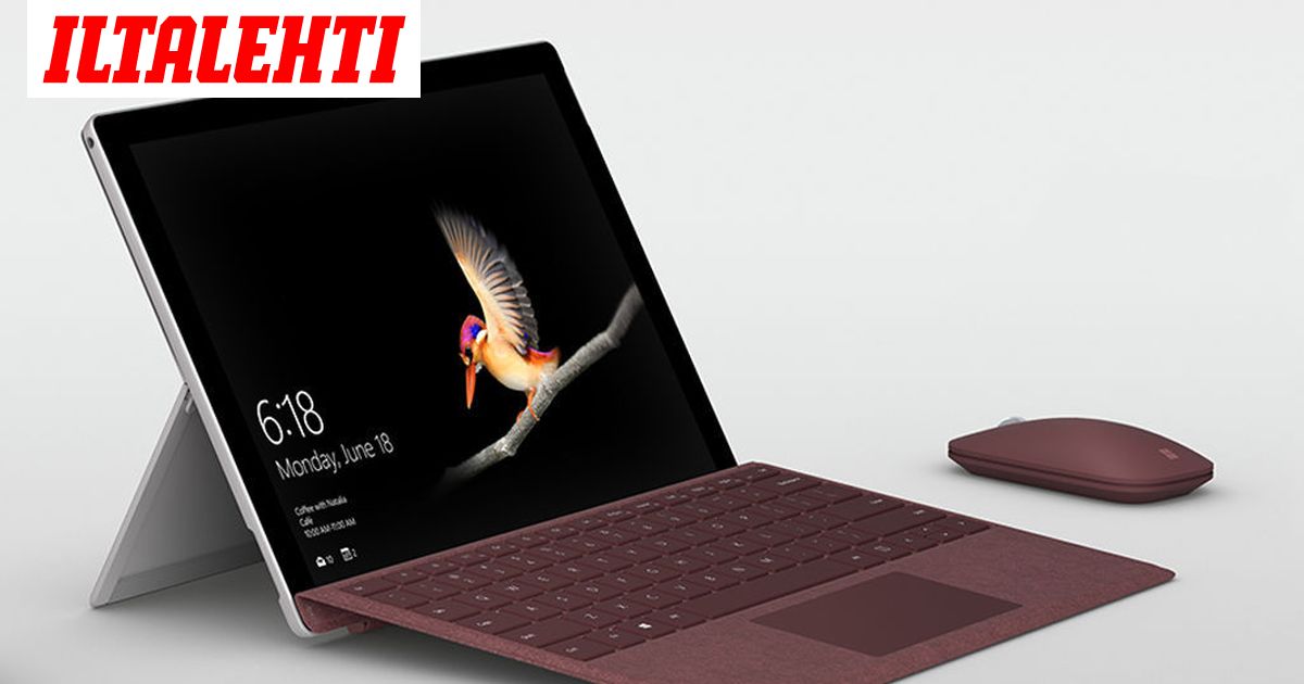 Microsoft esitteli pienen ja edullisen Surface Go:n - kosketusnäyttö ja paino vain puoli kiloa