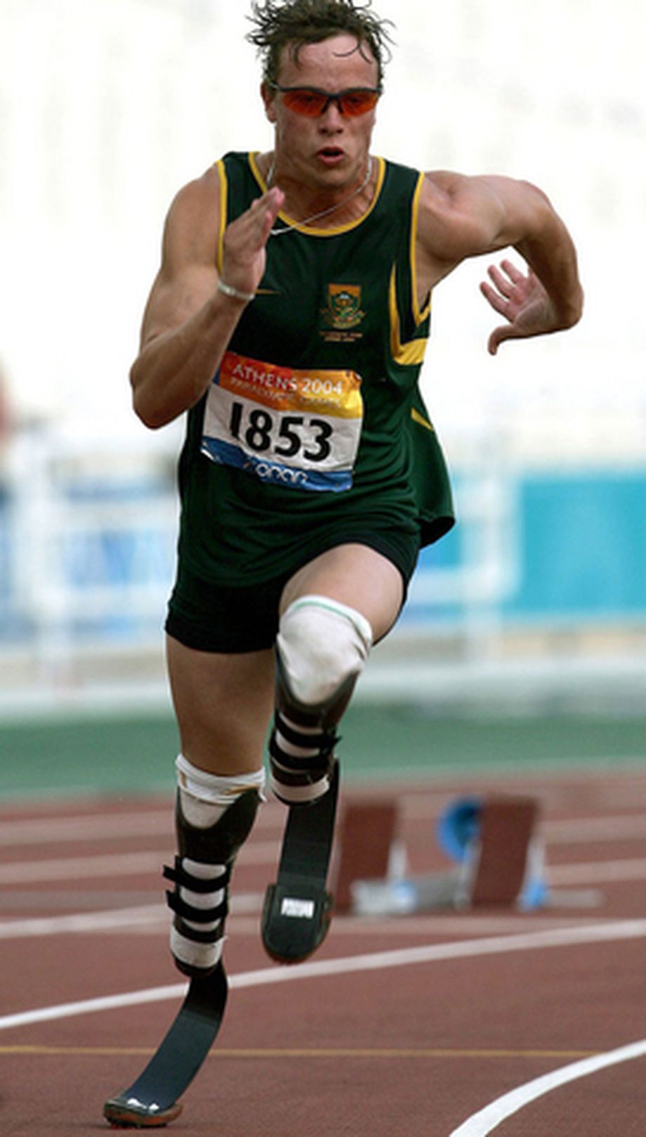 Amputoitu sprintteri haastaa huiput