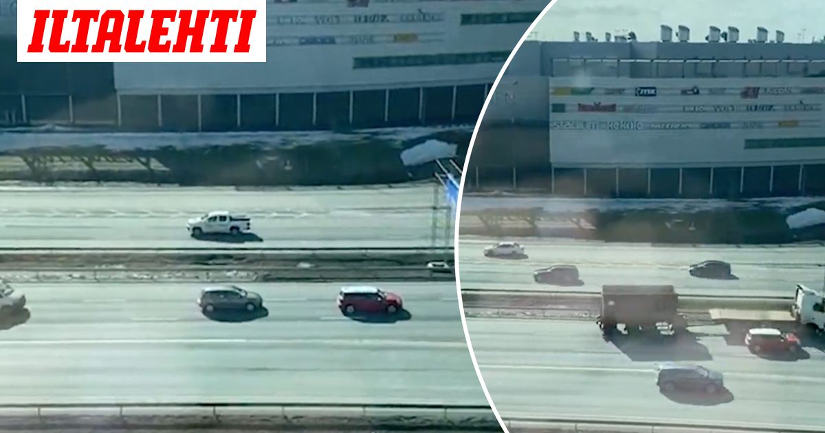 Auto petti todella pahaan paikkaan Kehä III:lla – Aiheutti useita ...
