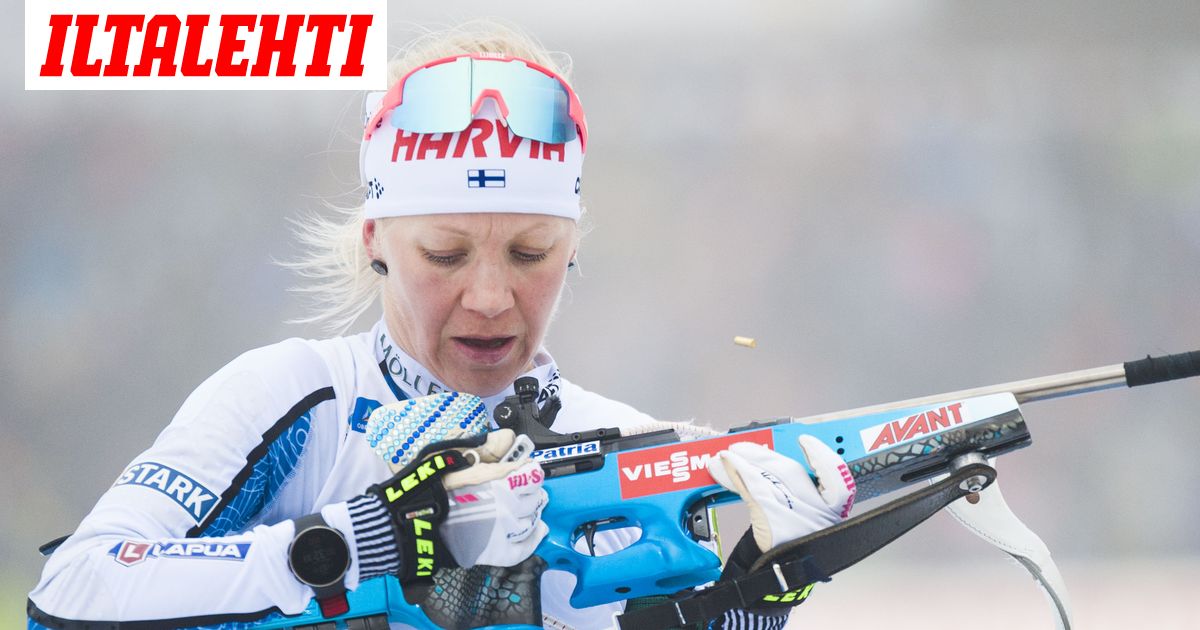 Hei, hei, palkintopalli! Kaisa Mäkäräinen mokasi pystypaikalla