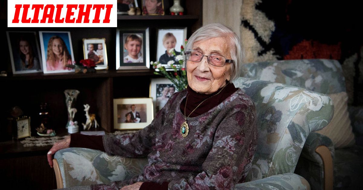 Alli, 101, iloitsee nykyhetkestä, eikä muistele mielellään sota-aikoja ...