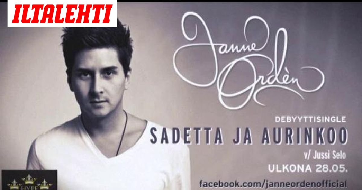 Janne Ordénin debyyttisingle: mukana Jussi Selo!