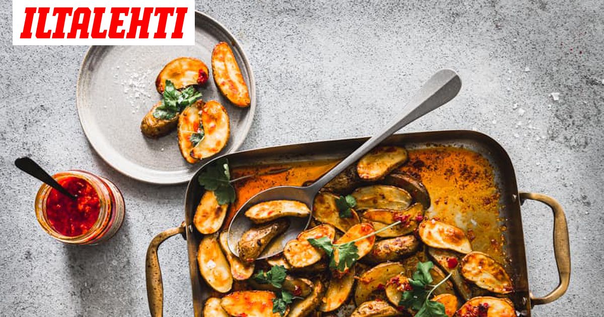 Lohkoperunat chilimurskalla