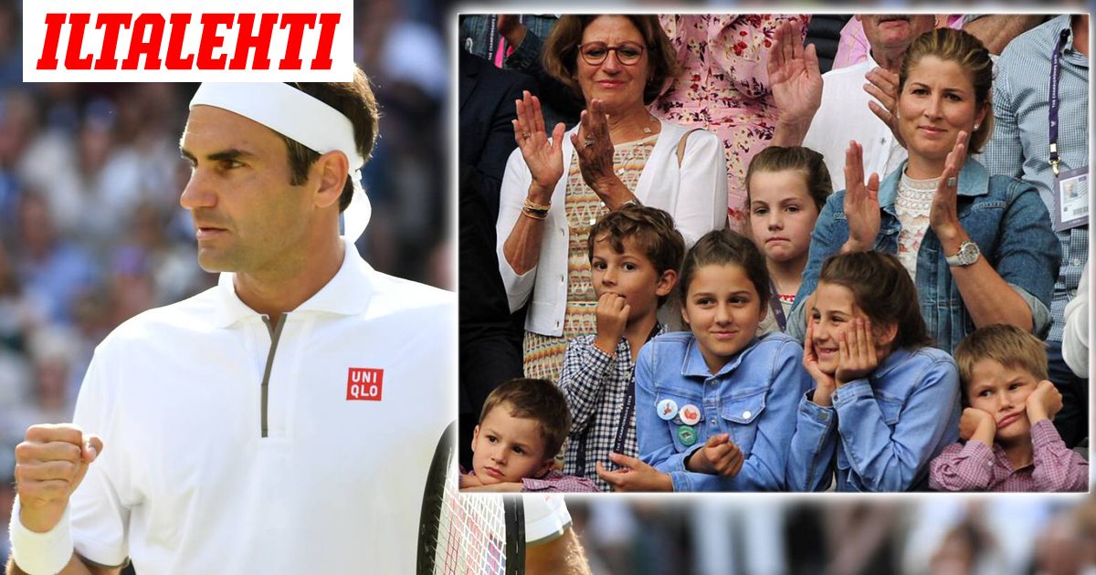 Tennistähti Roger Federer: kahdet identtiset kaksoset