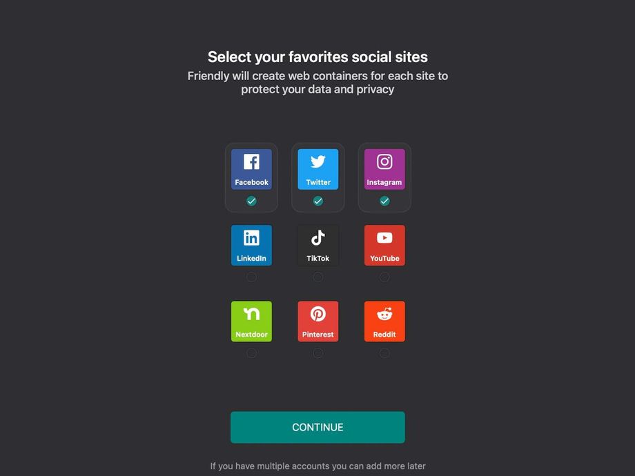 Some-apuväline: Friendly Social Browser