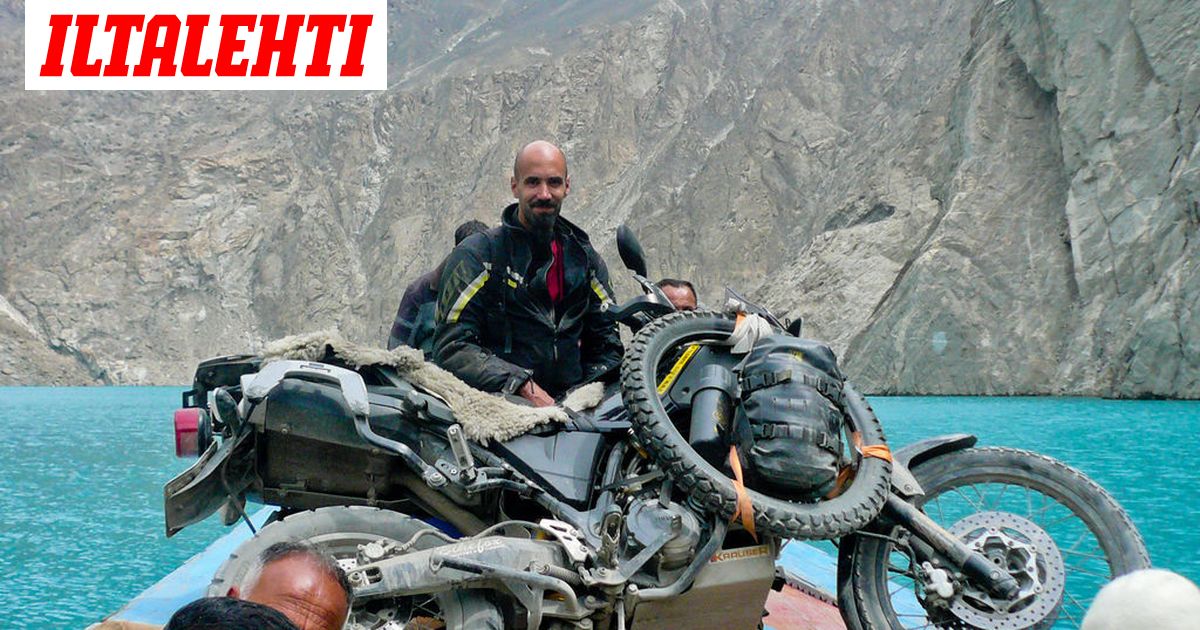 Rami, 43, ajoi Oulusta moottoripyörällä Nepaliin, vaikka prätkä syttyi ...