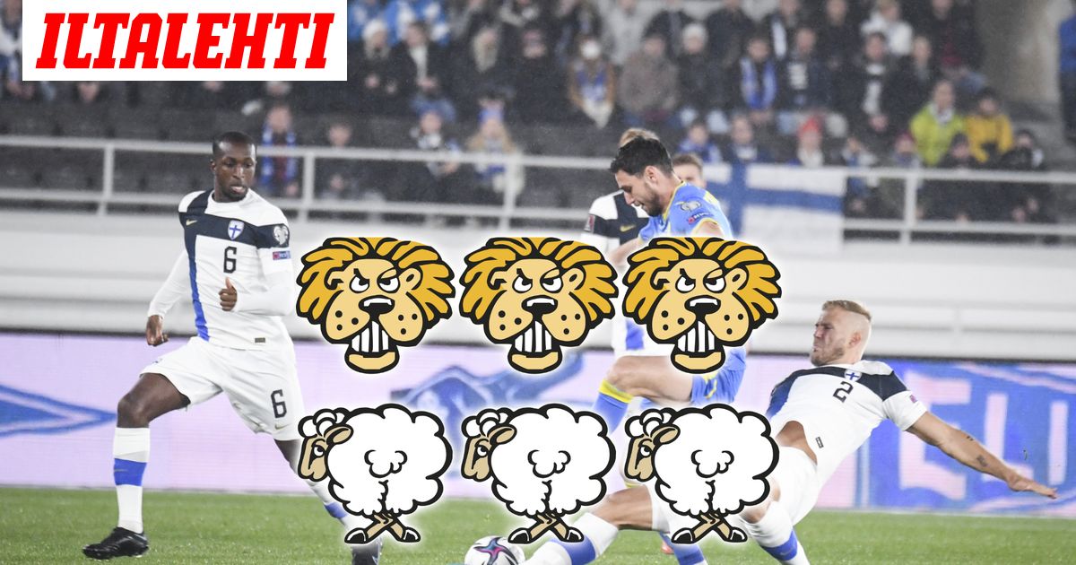Suomi–Ukraina-ottelun Leijonat & lampaat