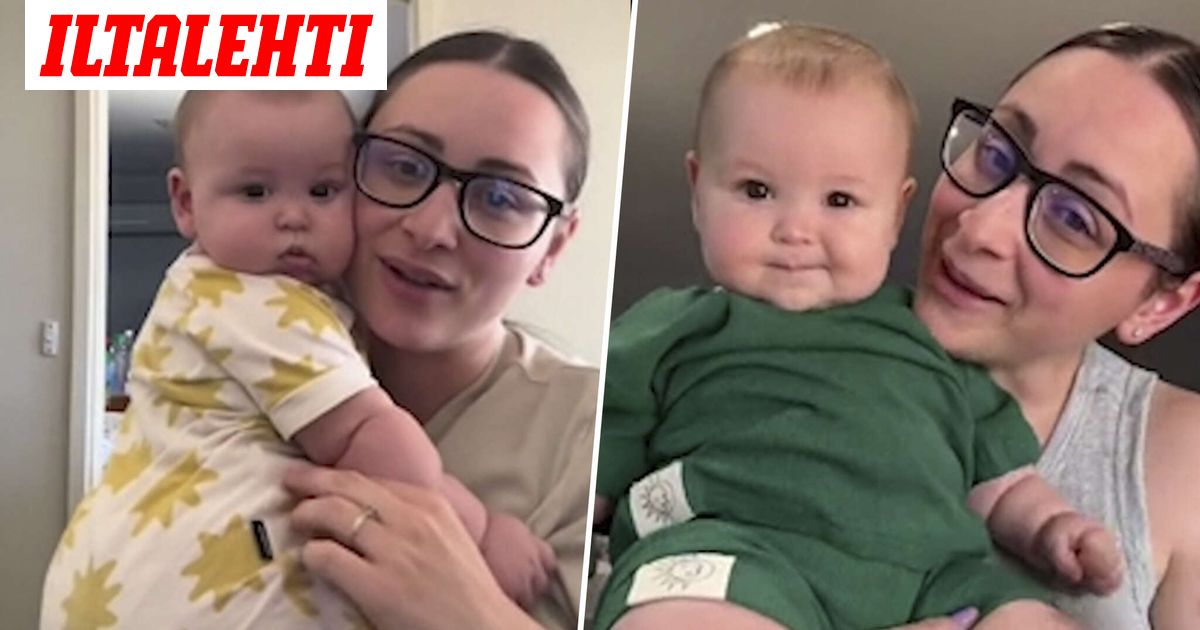 Australialaisen Ellien puolivuotias vauva käyttää 2-vuotiaiden vaatteita