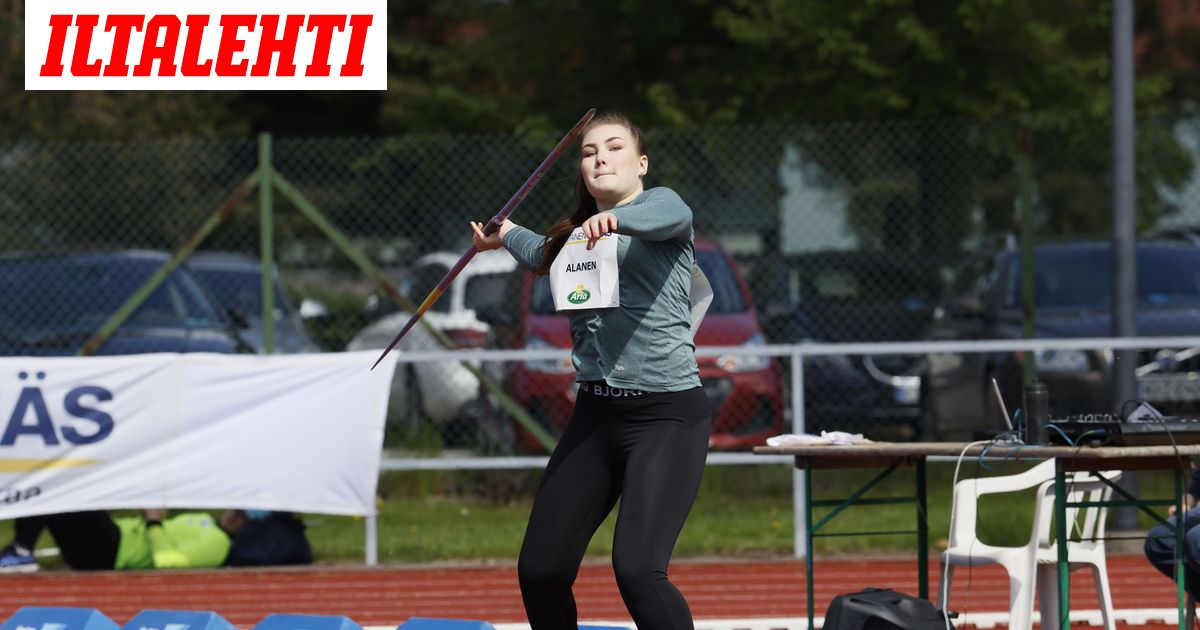 Kultainen keihäs 2021: Anni-Linnea Alanen voitti omalla ennätyksellä