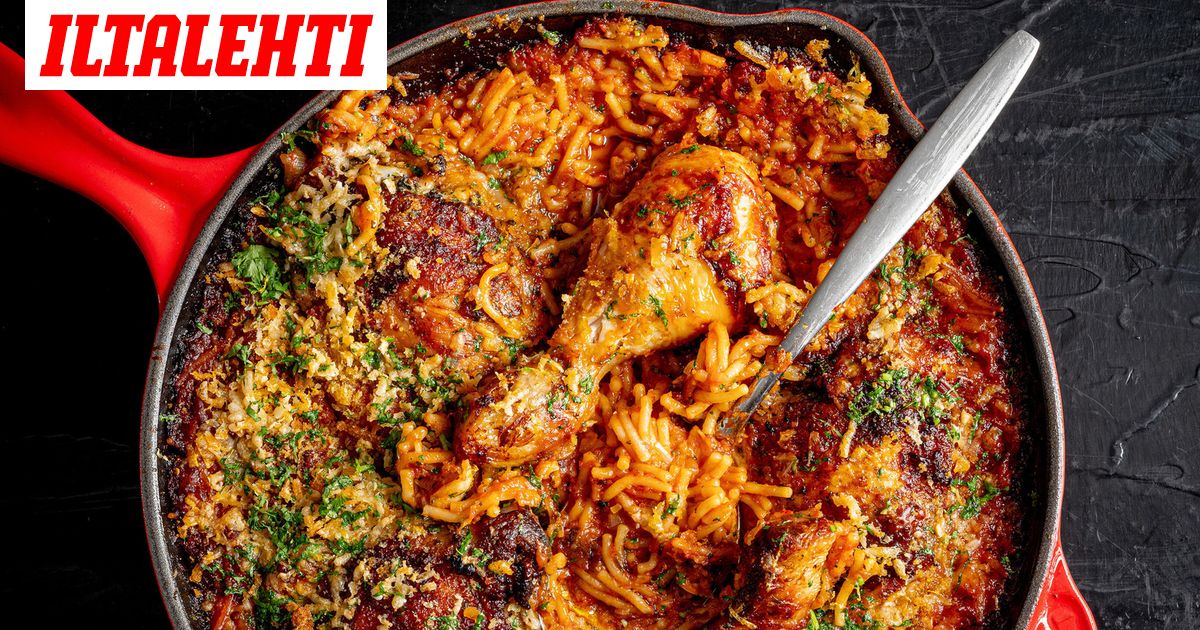 Rapea rakettispagetti maistuu myös aikuisille