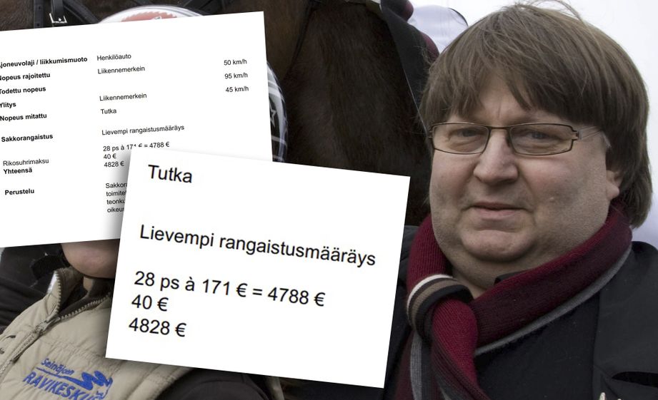 Miljonääri Reima Kuisla kaahasi taajama-alueella lähes satasta – Poliisi kirjoitti jättimäiset ...