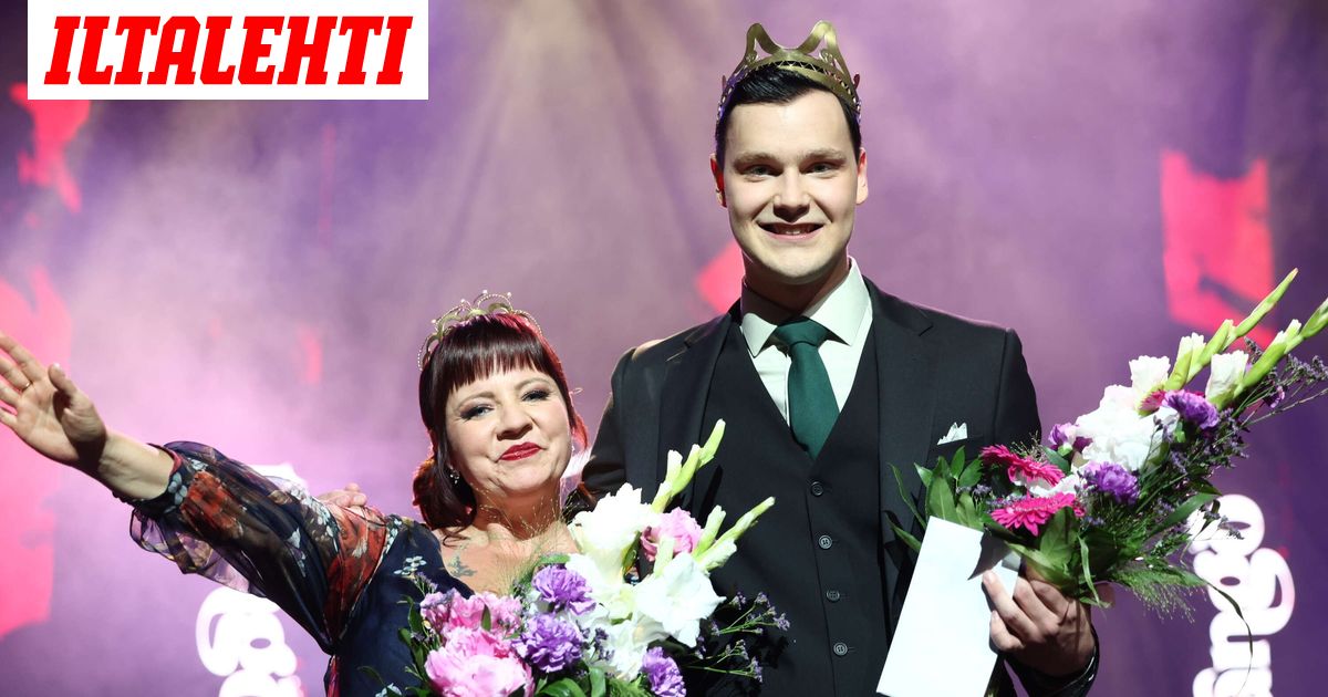 Tuoreen tangokuninkaan ja Ronja-puolison herkkä hetki tallentui kuviin