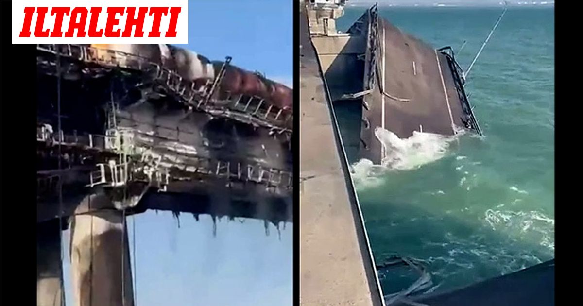 Uusi video julki: Krimin silta kärsi valtavat vauriot