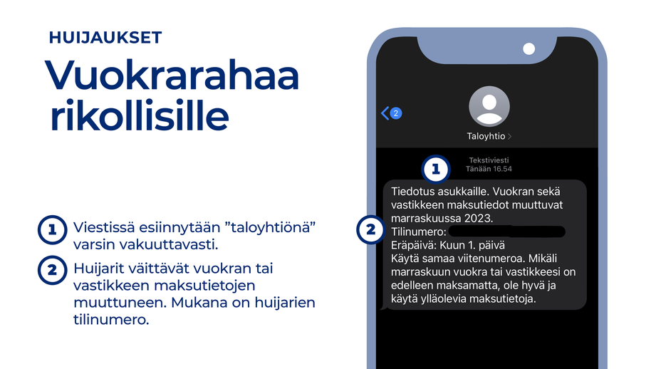 Traficom varoittaa: Rikolliset yrittävät huijata nyt omistusasujia