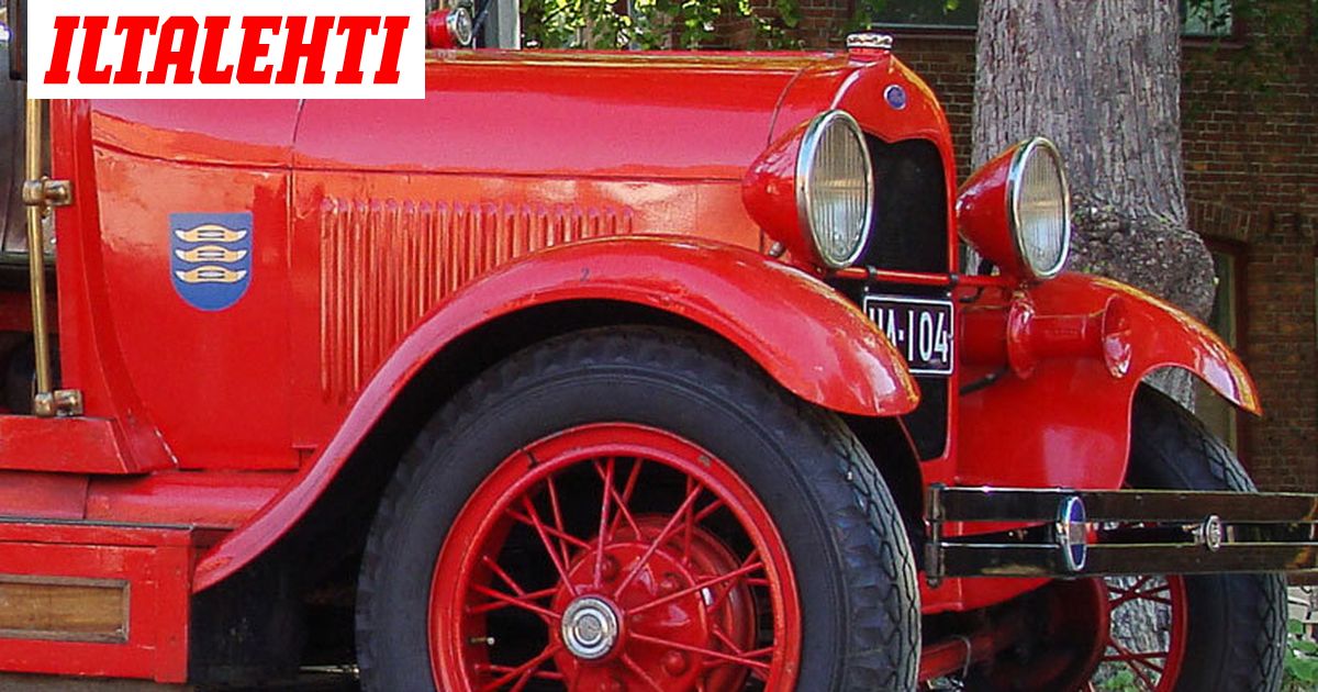 Vau, mikä klassikko: Joulunpunainen paloauto