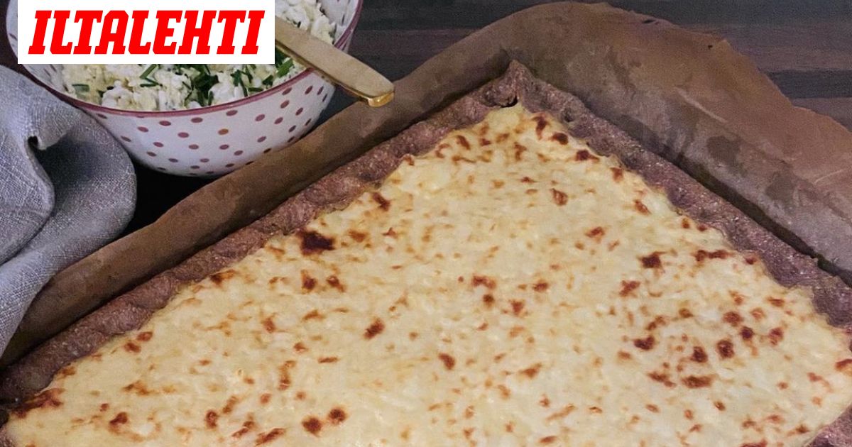 Yhden pellin kokoinen riisipiirakka