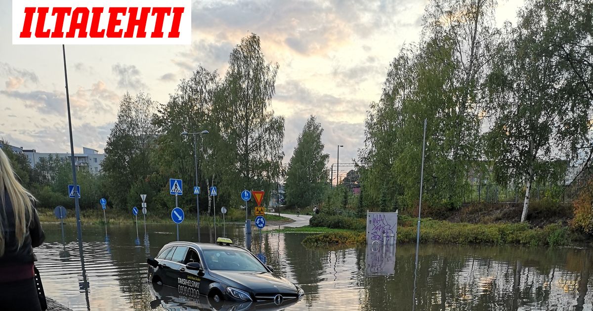 Hurja tulva Espoossa