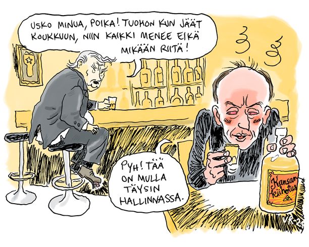 Ville Ranta pilapiirros 8.1.2021: