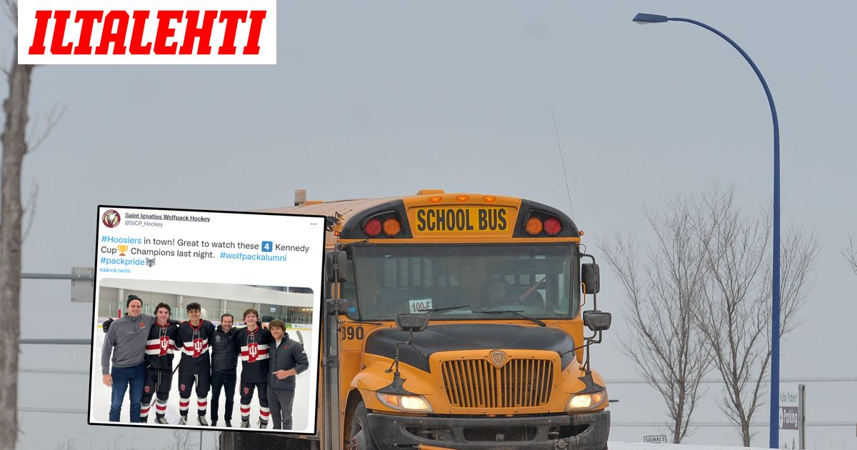 Rekka ajoi juniorijääkiekkoilijoiden bussiin Yhdysvalloissa