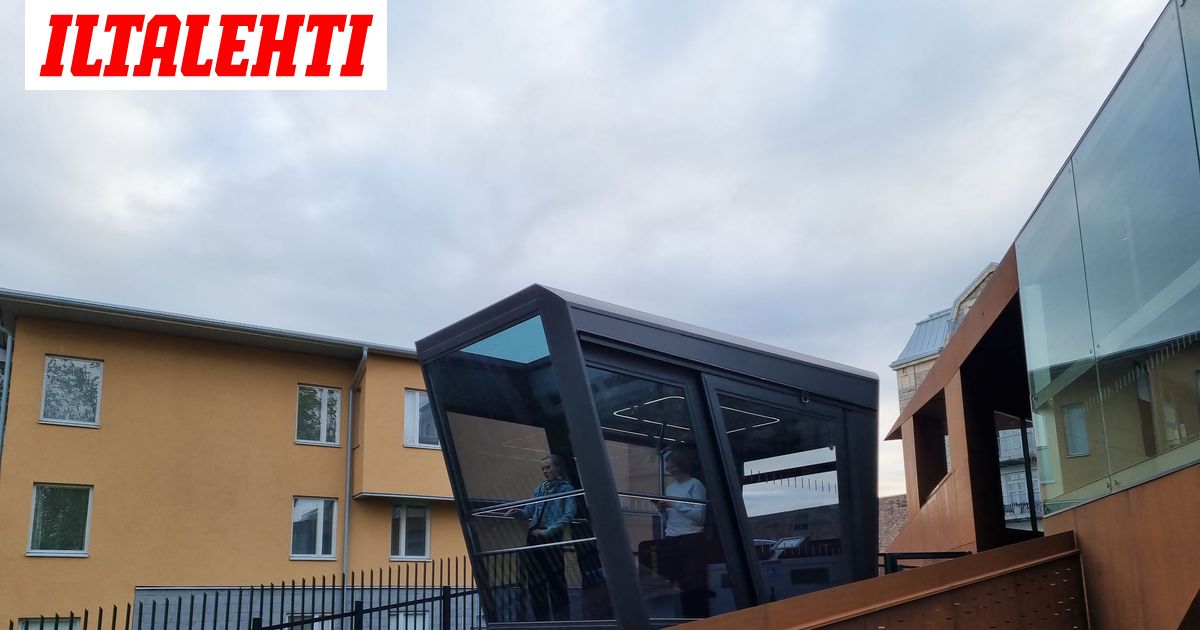 Omituinen ilmiö Turussa: Funikulaari toimii