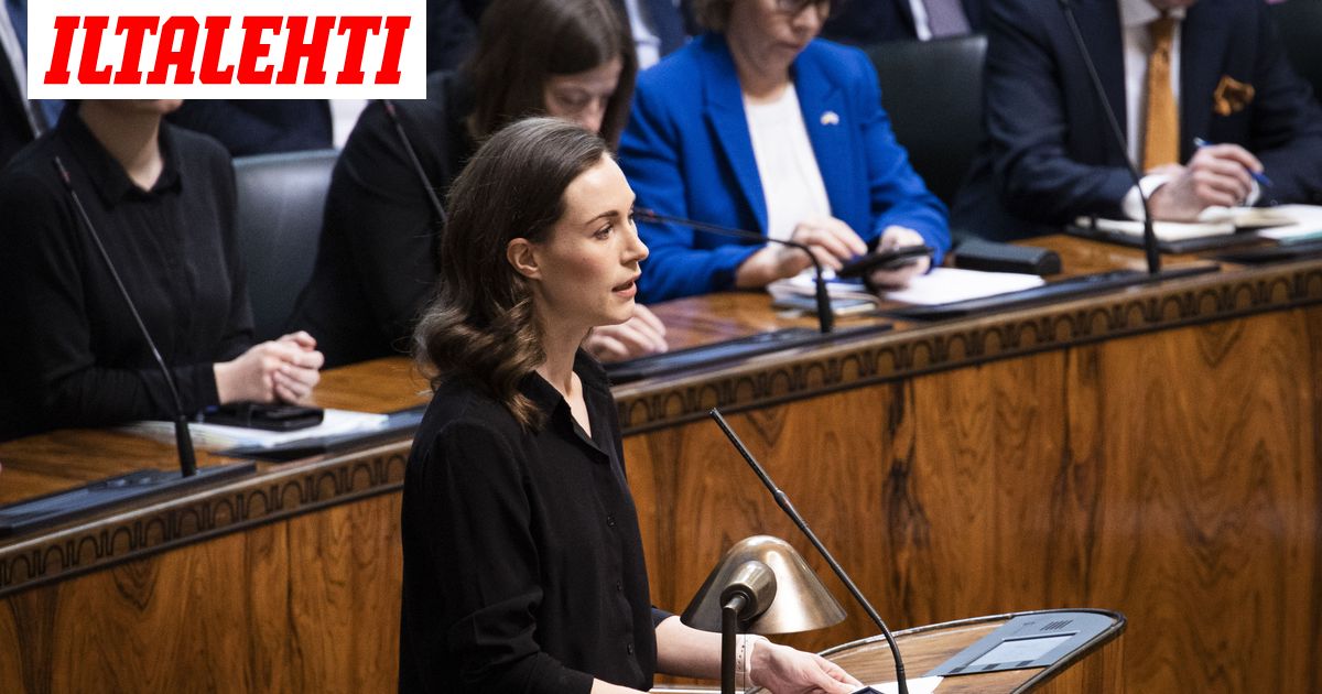 Hallitus sai eduskunnan luottamuksen äänin 103 - 73