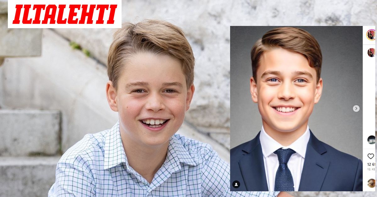Miltä prinssi George näyttää 17-vuotiaana? Tekoälyn luoma kuva kuohuttaa