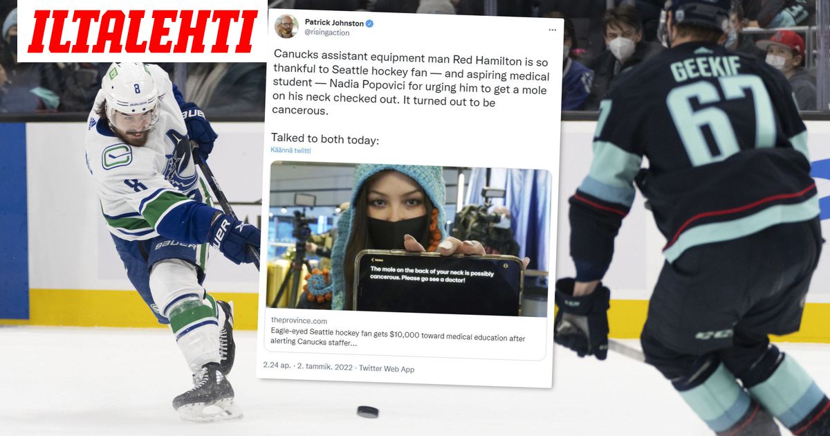 Nadia Popovici näytti viestin – Brian ”Red” Hamilton meni lääkäriin
