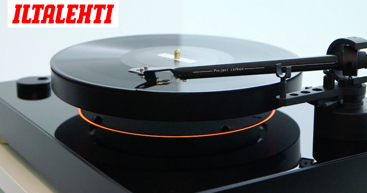 Tämä LP-soitin leijuu ilmassa